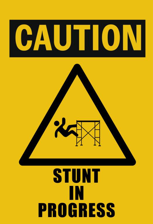 HIGH FALL | BE AWARE (INSERT) - MTC Caution Signs